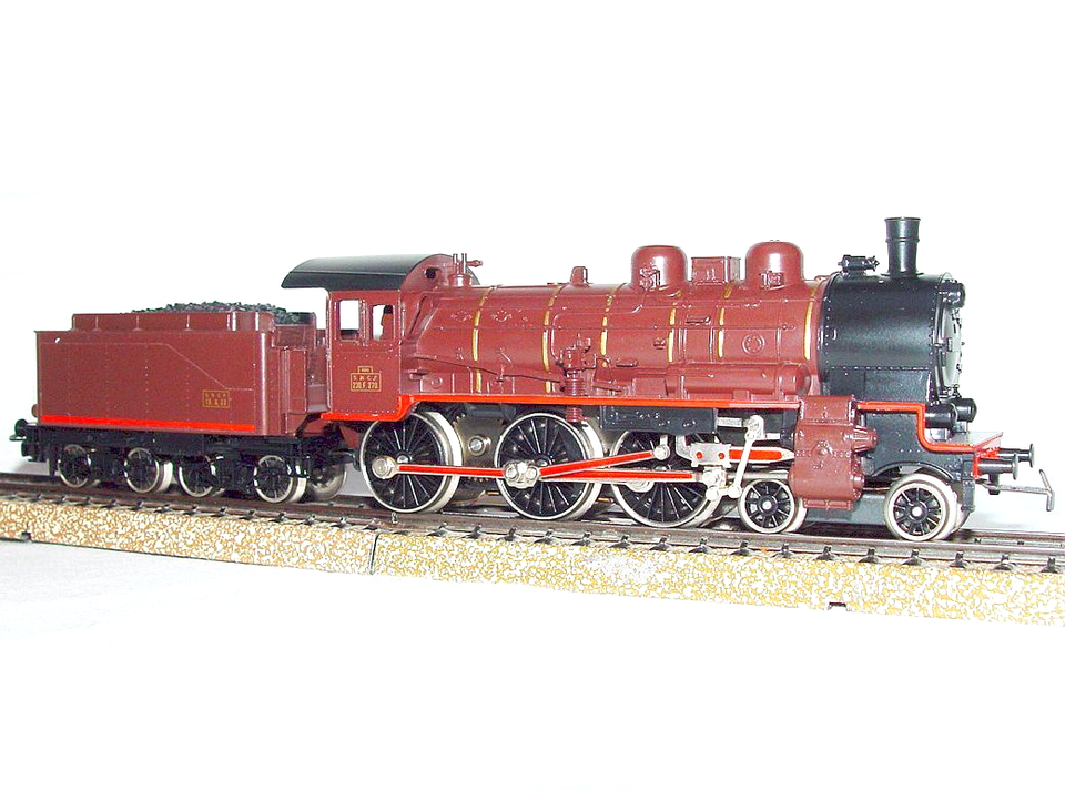 Marklin AC HO French SNCF 230 F ORIENT EXPRESS STEAM LOCOMOTIVE Train ...