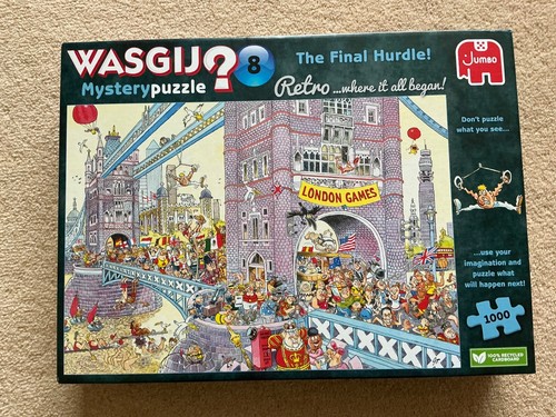 Wasgij Mystery number 8 The Final Hurdle! 1000 Piece Jigsaw Puzzle ...