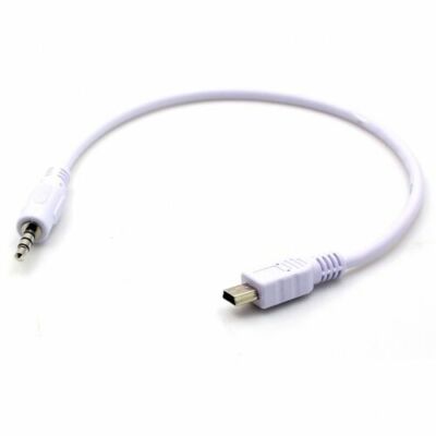Mini USB Type B to Jack 3.5mm Male 4 PIN Stereo Audio Adapter Cable ...