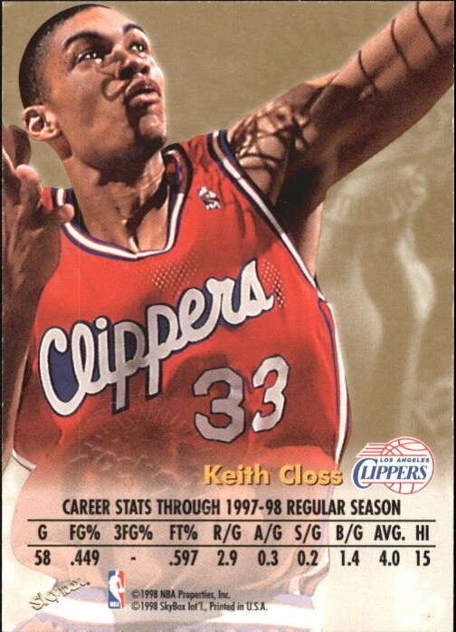 1998-99 SkyBox Premium Autographics #28 Keith Closs - NM-MT | eBay