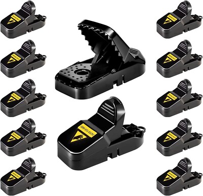 6/12x Mouse Traps Heavy Duty Mice Snap Catcher Rodent Mice Reusable ...