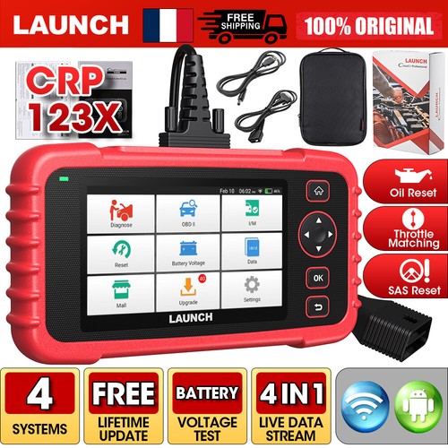 LAUNCH CRP123X Elite PRO Valise Auto scanners OBD Outils diagnostics ...
