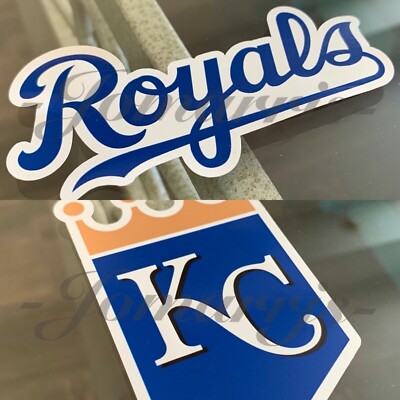 Kansas City Royals KC Baseball Logo MLB Sticker Decal Vinyl 2-18 ...