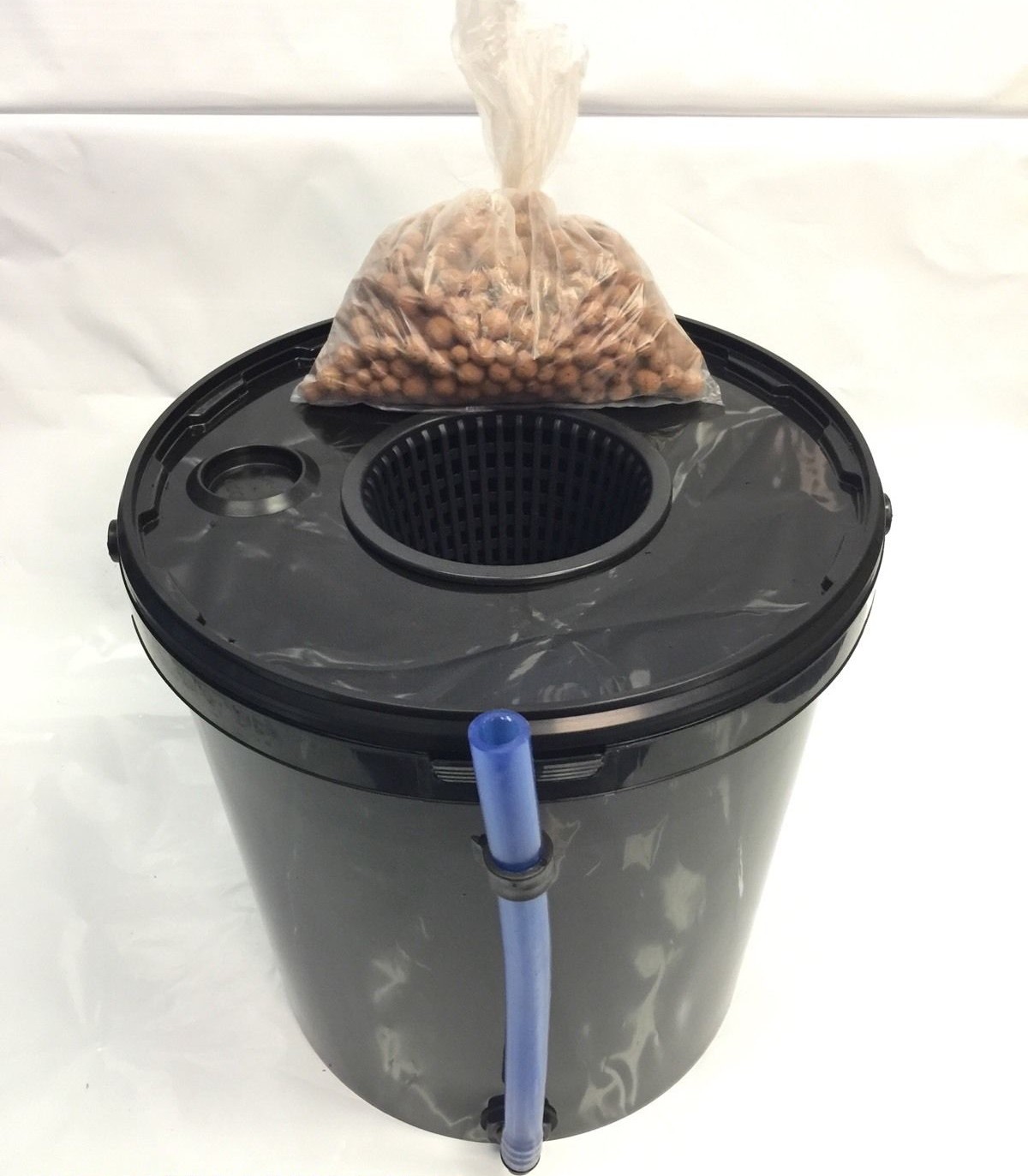 8 x Bubbler Oxy Pot DWC System 20 Litre Inc Clay Pebbles No Air Pump ...