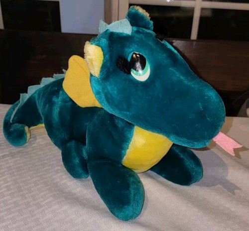 Vintage 1987 Dakin Fun Farm 16" Green Dragon Plush Toy | eBay