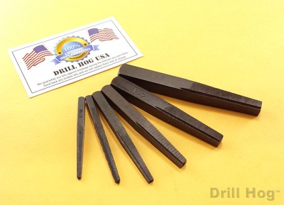 Drill Hog® Square Easy Out Set Straight Screw Extractor Lifetime ...