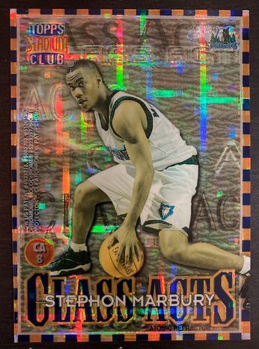 STEPHON MARBURY / KENNY ANDERSON 1996 CLASS ACT ATOMIC REFRACTOR CA8 | eBay