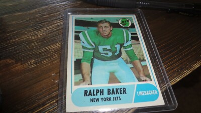 1968 TOPPS # 39 RALPH BAKER FOOTBALL CARD | eBay