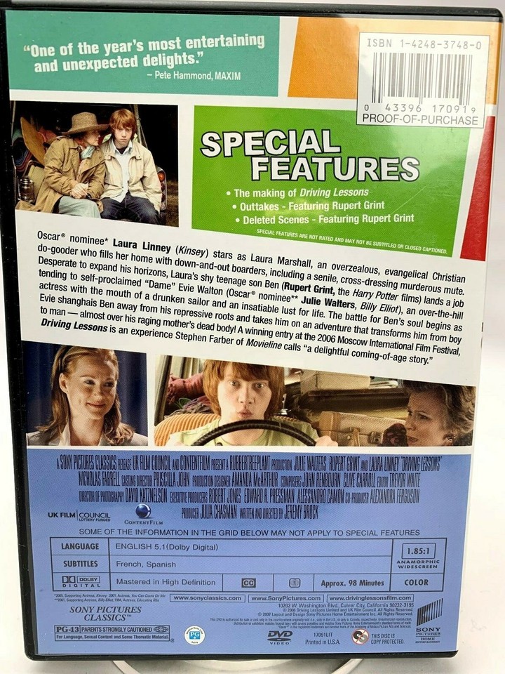 Driving Lessons (DVD, 2007) 43396170919| eBay