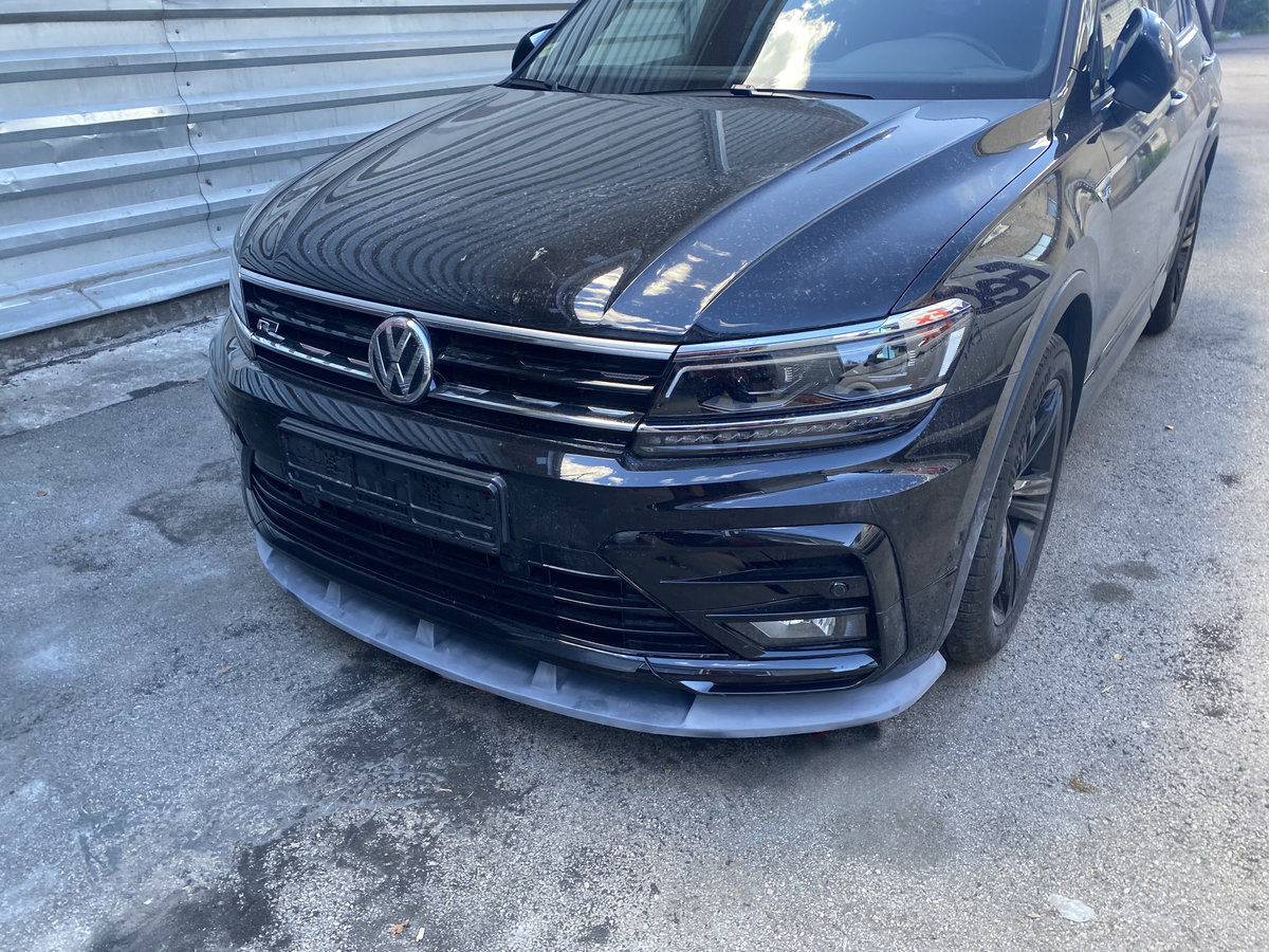 NEW Performance Splitter for VW Tiguan MK2 R Line Front Bumper Spoiler ...