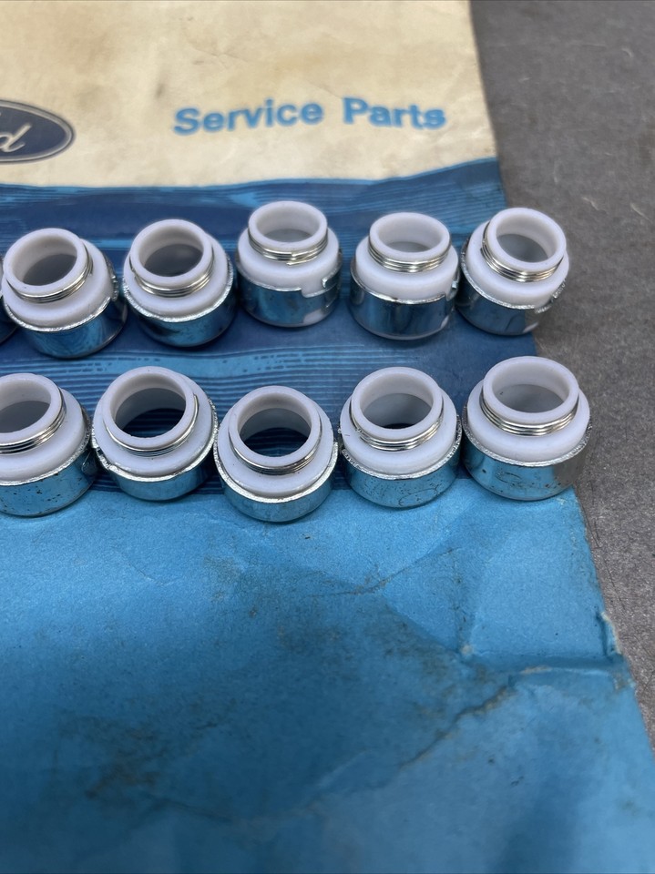 NOS 1969-1970 Ford Mustang C9AZ-6571-A Boss 429 teflon valve stem seals ...