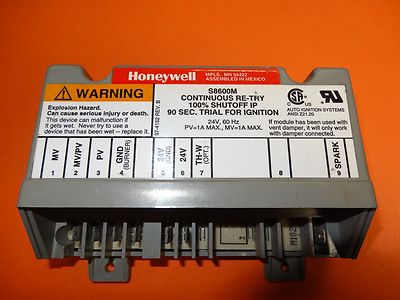Controls - Honeywell S8600m