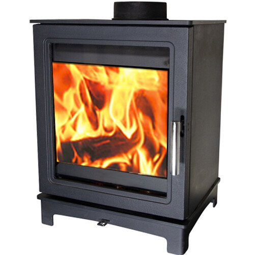 Skiddaw 5kw Compact Defra Approved Wood Burning Log Burner Fire Modern ...