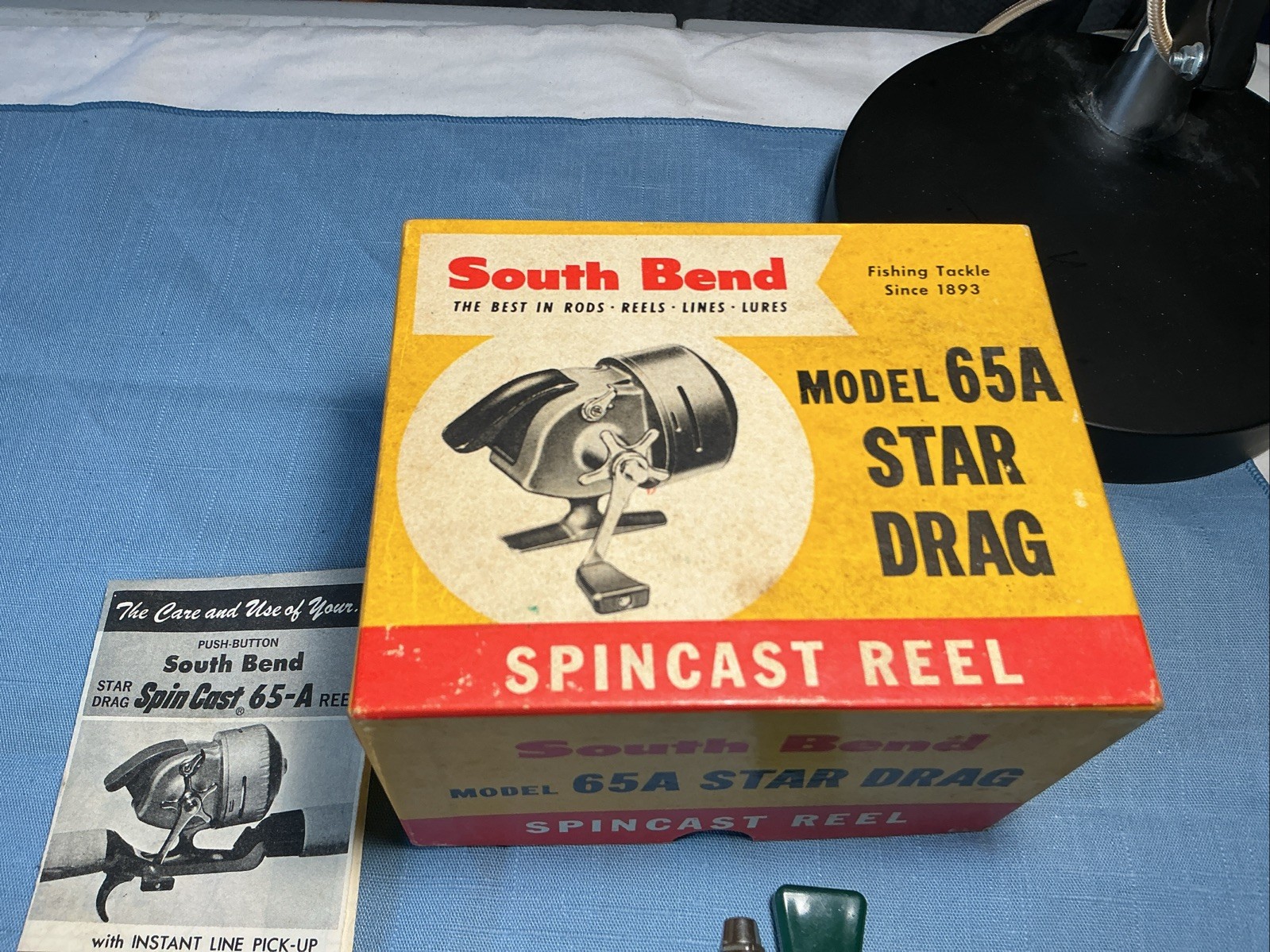 South Bend Model 65 A Star Drag Spin cast Reel With Box and Directions ...
