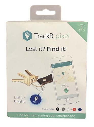 5-Pack TrackR Pixel Bluetooth Tracking Devices - Phone Item Finder ...