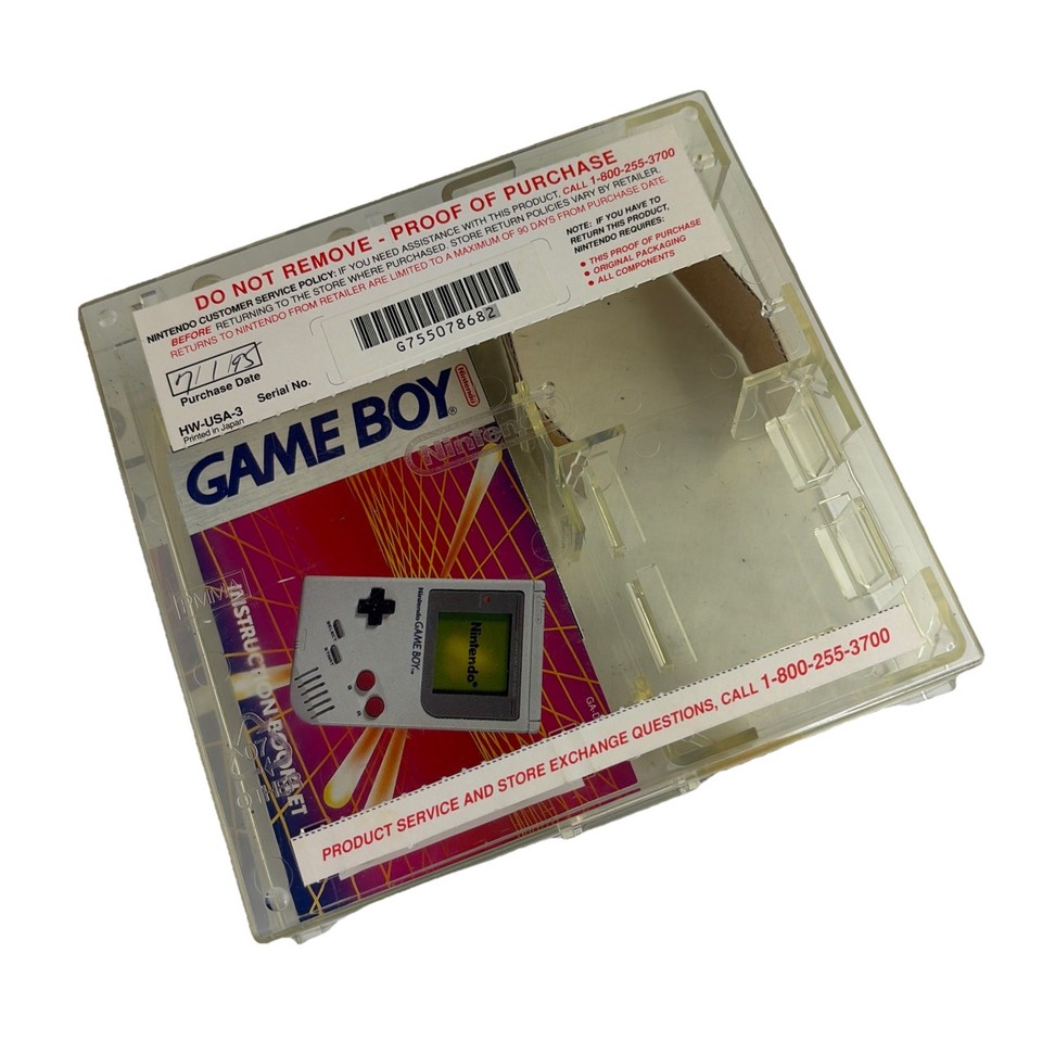 Nintendo Game Boy Case With Original Instruction Manual & Hype Poster ...