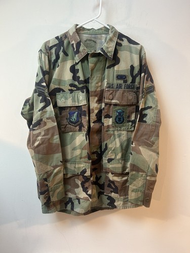 Vintage 90s US Air Force Tri Color Camouflage Field Top medium tall ...