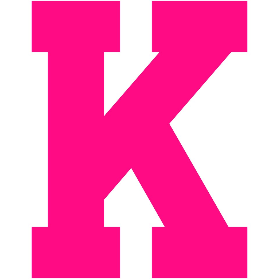 Varsity Letter K Decal Sticker Vinyl Window Laptop College Athletic ...