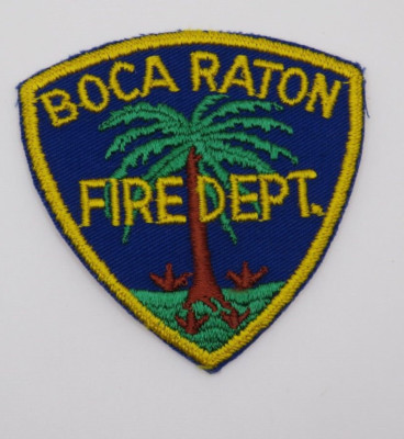 Boca Raton Fire Department small Patch Florida | eBay