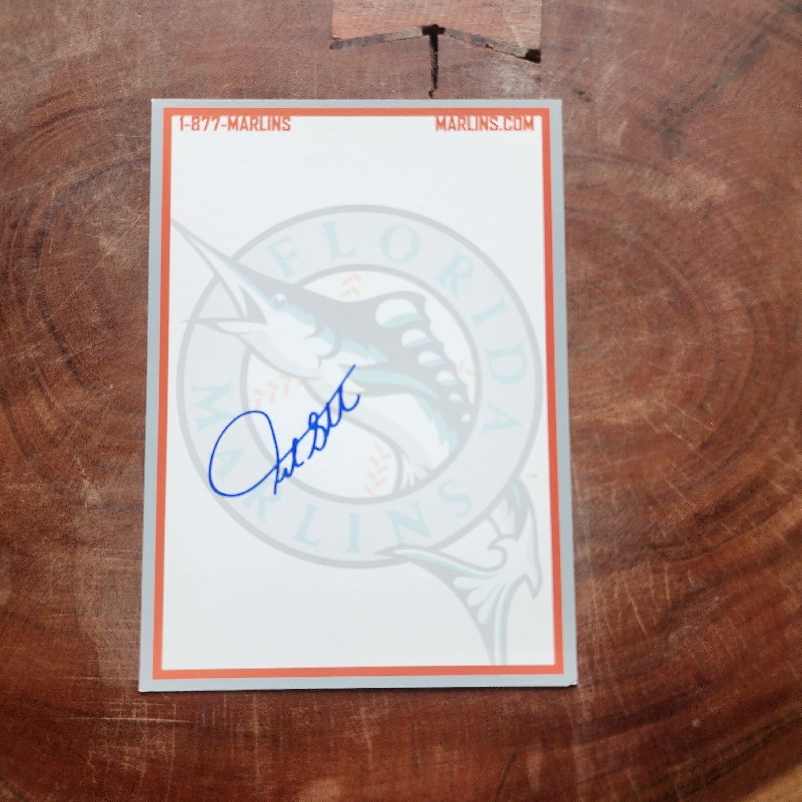 GIANCARLO STANTON SIGNED AUTOGRAPH FAN FEST CARD MIAMI MARLINS NEW YORK ...