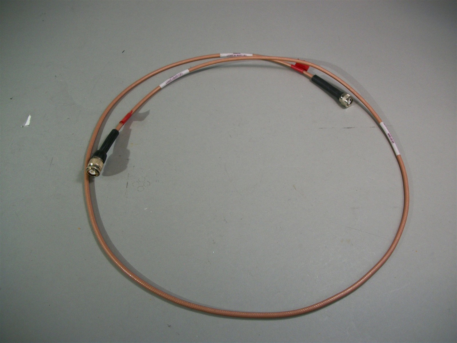 Tensolite M17/60-RG142 Coaxial 5 ft Cable Assembly TNC Plug & Polarized ...