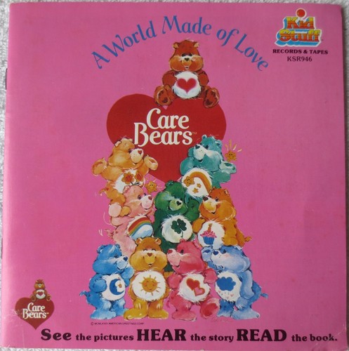 Care Bears - A World Made Of Love - Kid Stuff Book & Record - 1982 | eBay