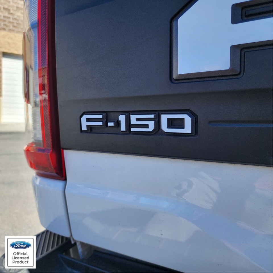 2021-2025 Ford Raptor Tailgate F150 Emblem Overlay vinyl decal graphics ...