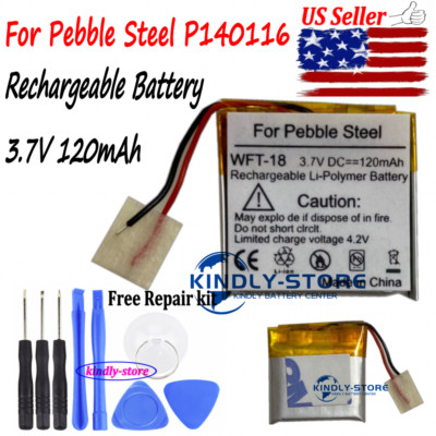 120mAh Pebble Steel For Pebble Steel SmartWatch P140116 Pebble Steel ...