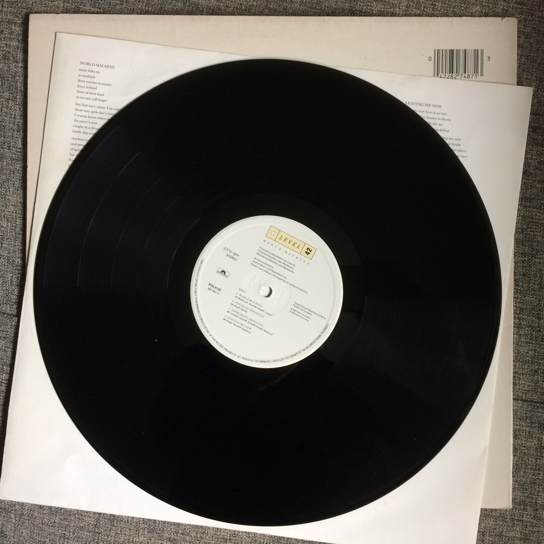 Level 42 ‎- World Machine. 12" Vinyl Album LP. Polydor 1985. VGC + Hype ...