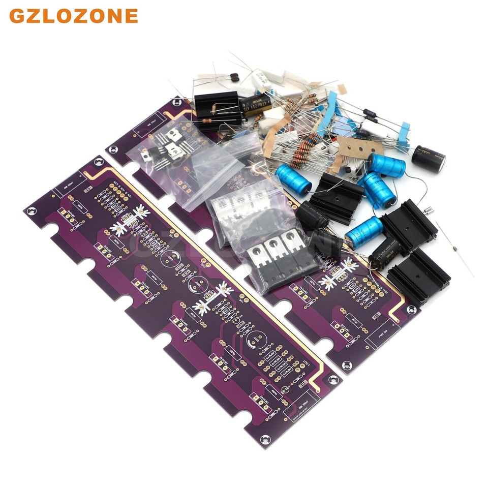 2CH Purple Gold PASS Aleph-5 FET A5 Class A Power Amplifier Kit/Board ...