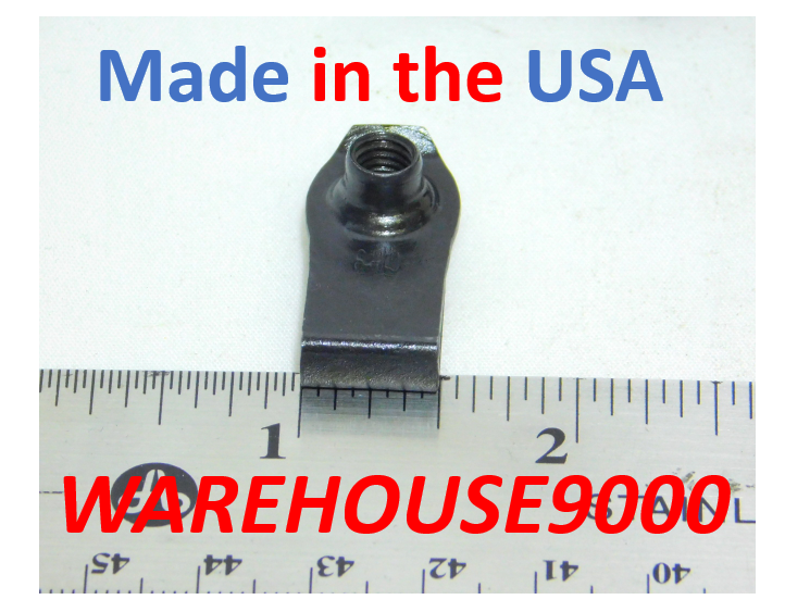 25 Fold Over Nuts 16322 and 25 Hex Head Sems Body Bolts w/ Dog Points ...