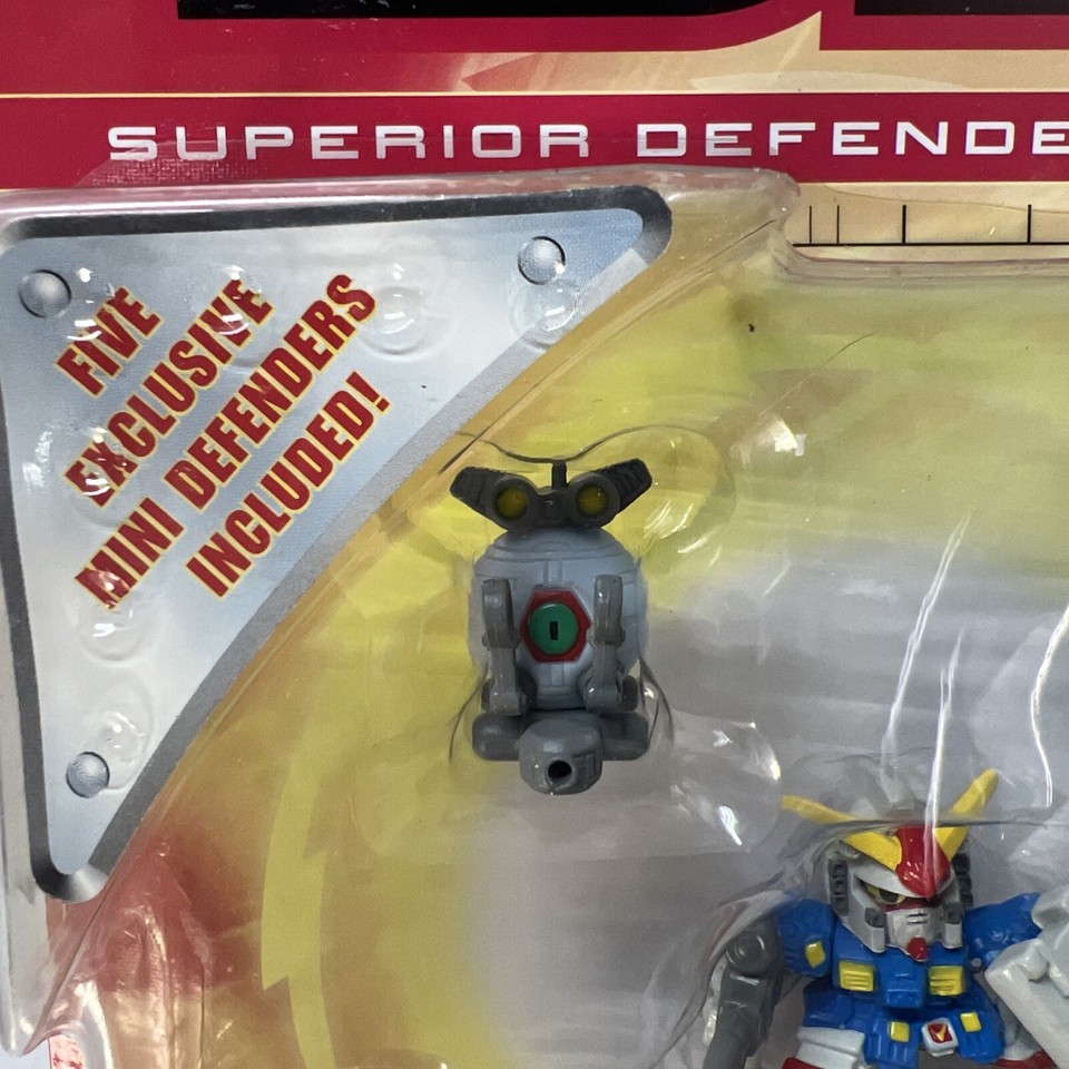 Very Rare 2004 BANDAI SD Gundam MINI DEFENDER FIGURES Gundam Force Set ...