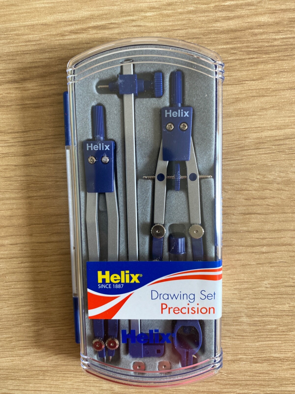 Helix Precision Drawing Set Inc Thumbwheel Compass & Technical | eBay
