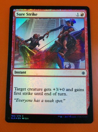 1x Sure Strike | FOIL | Ixalan | MTG Magic Cards | eBay