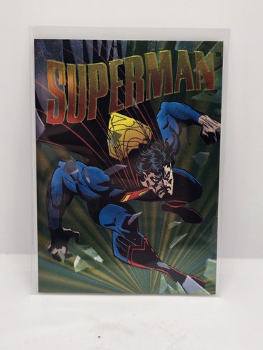1995 DC Comics Superman Insert Chase Card H10 Hard Hitters SkyBox | eBay