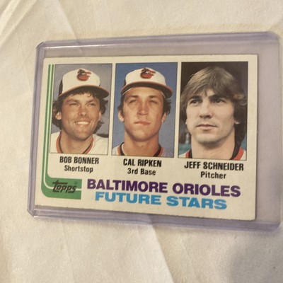 1982 Topps - Future Stars #21 Cal Ripken, Jeff Schneider, Bobby Bonner ...
