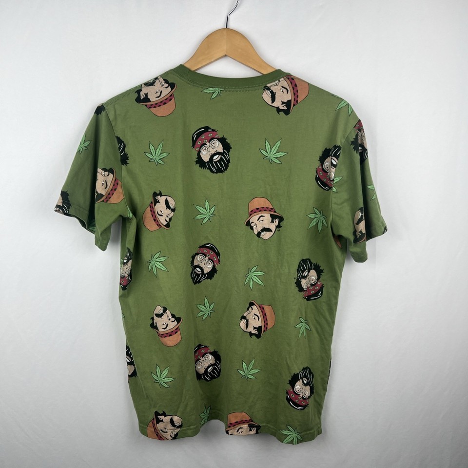 Cheech & Chong Tee Shirt Men’s Medium Green Short Sleeve Best Buds | eBay