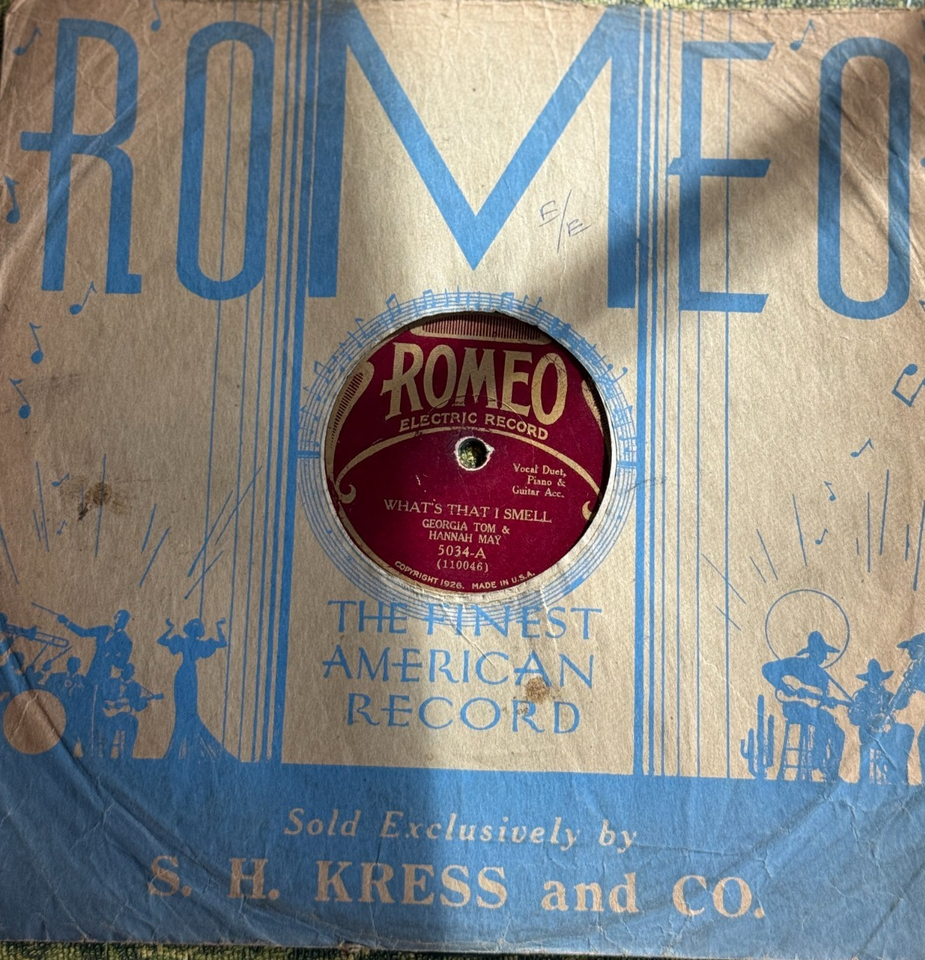 Romeo 5034 Hannah May & Sammy Sampson COURT HOUSE BLUES 78 rpm 1931 ...