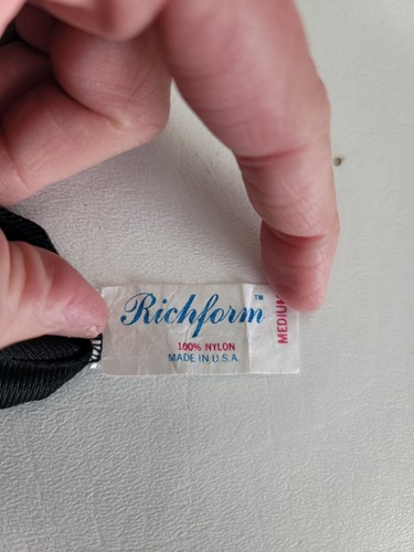 Vintage Richform Fancy Lace Hem Black Nylon Half Slip Medium Sexy Sissy | eBay