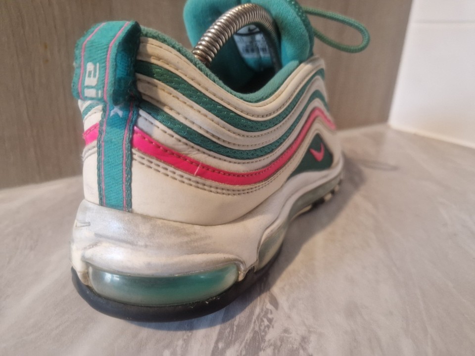 Nike Air Max 97 South Beach 2017 Release UK10/US11 Gc Pink Green ...