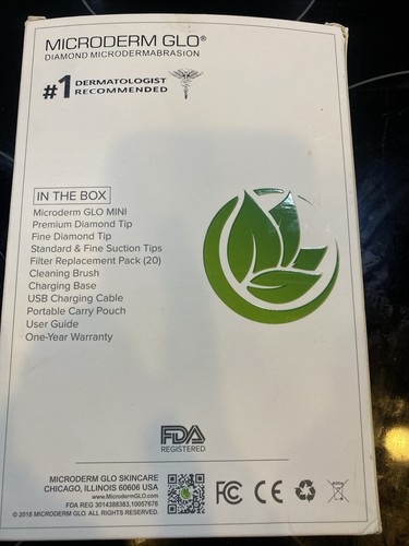 Microderm GLO Diamond Microdermabrasion Exfoliator Machine And Suction ...