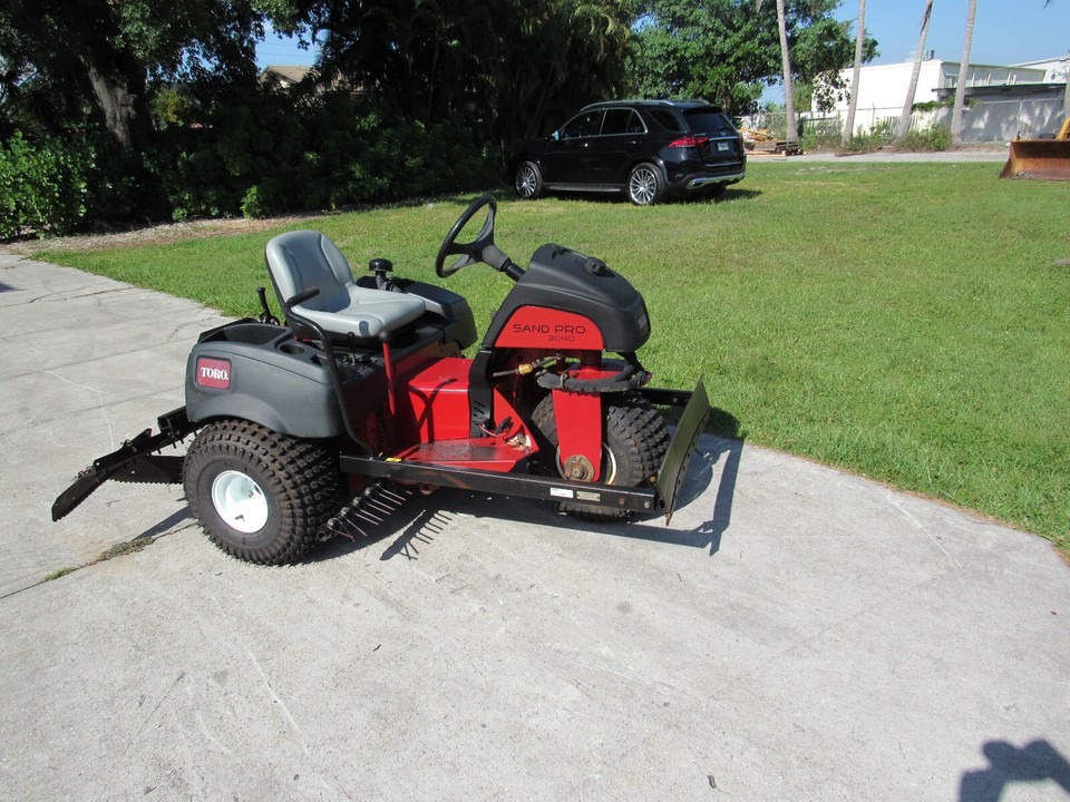 Toro 5040 Sand Pro Sand Trap Rake QAS Rear Groomer#08703 Center Spring ...