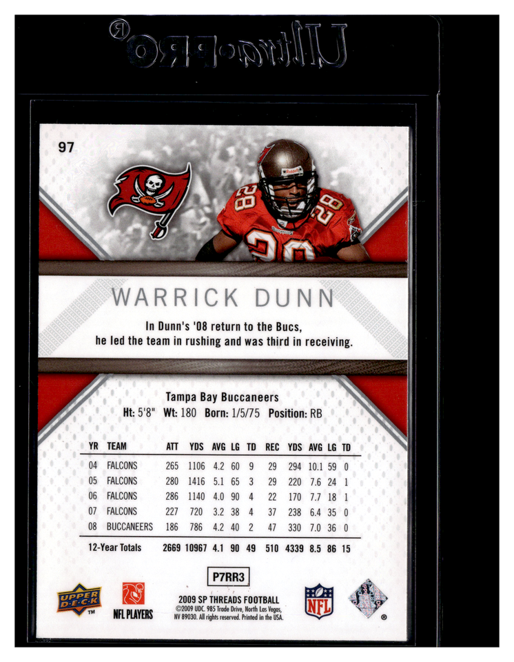 2009 SP Threads #97 Warrick Dunn | eBay