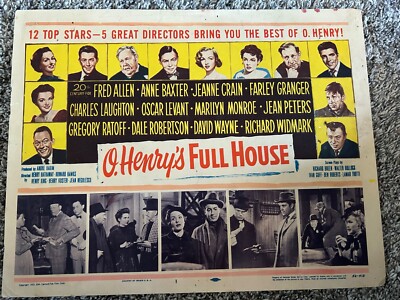 Vintage Movie Lobby Card "O. Henry's Full House" 1952 | eBay