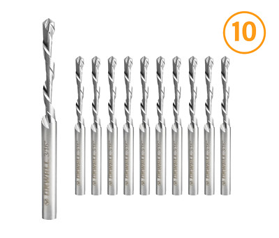 10 pack 3/16 Drywall Cut Out Bit Bits Router Bits Pilloted Down rotozip ...