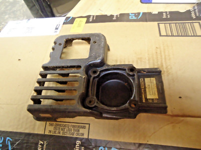 HOMELITE ST-145 ST145 grass string trimmer REAR MUFFLER ENGINE COVER ...