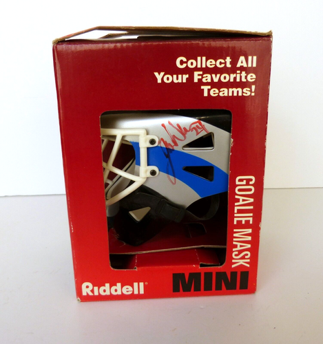 Vintage Riddell Tampa Bay Lightning Autographed Mini Goalie Mask Jason ...