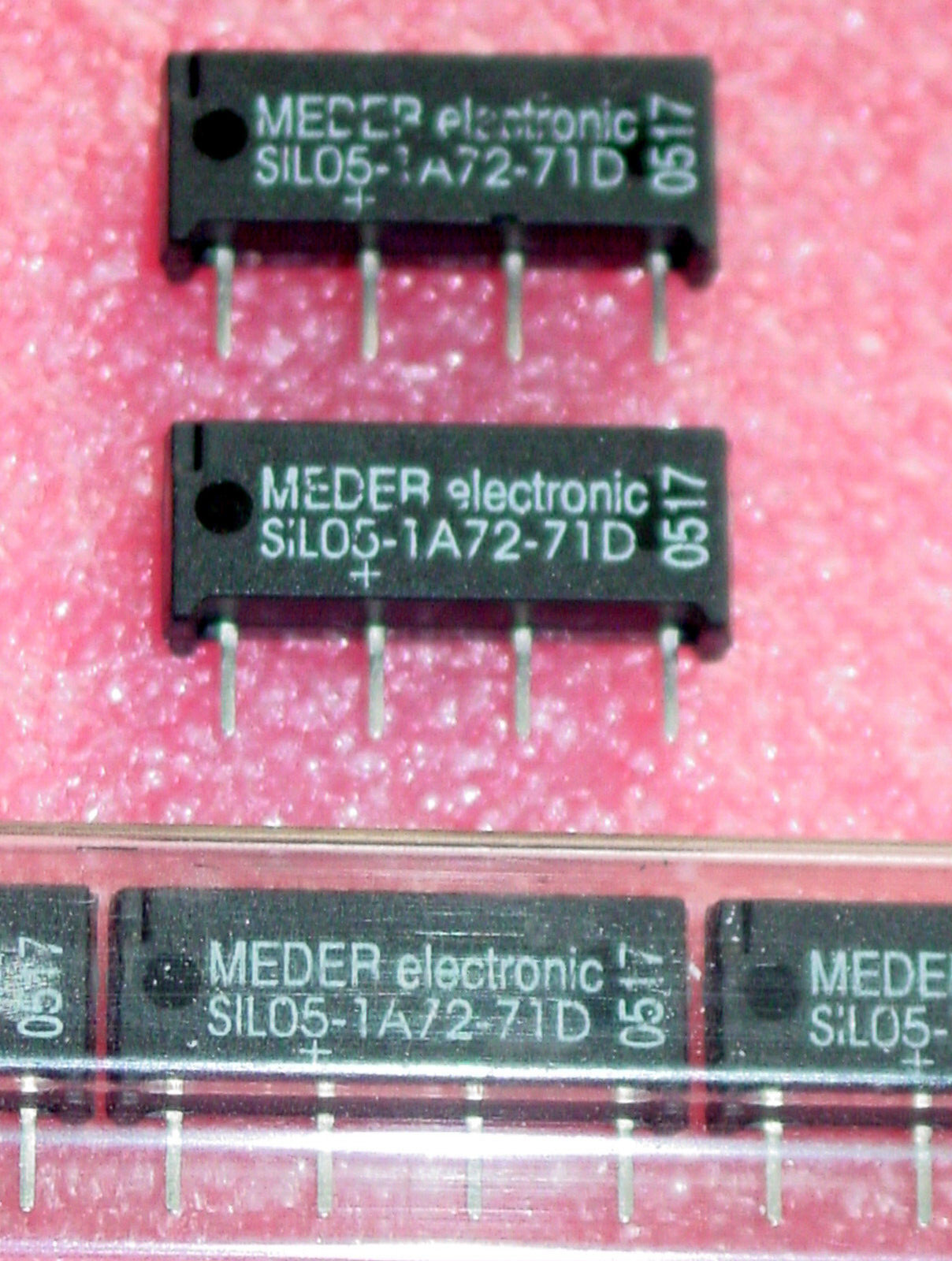 Reed Relay SIL05-1A72-71D 200V AC/DC 1,25 A (max) Coil 5 VDC Prot DIode ...