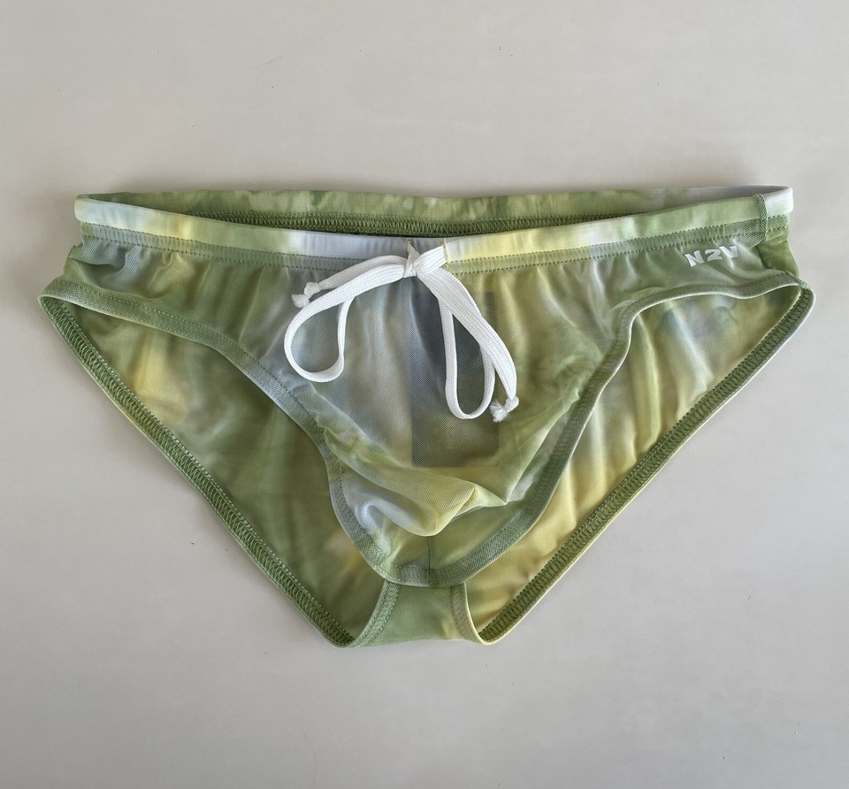 N2N Bodywear Men's AX52 Avalon X Sport Green Lavender Size L Drawstring ...