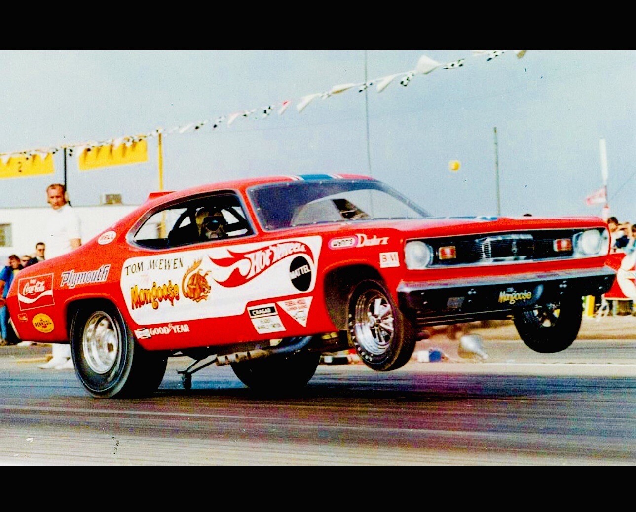 NHRA 1:24 Diecast MONGOOSE Tom McEwen NITRO Funny Car HOT WHEELS 1:64 ...